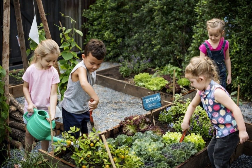 Les vertus éducatives du jardinage avec les enfants